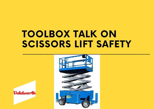 scissors lift safety toolbox talk