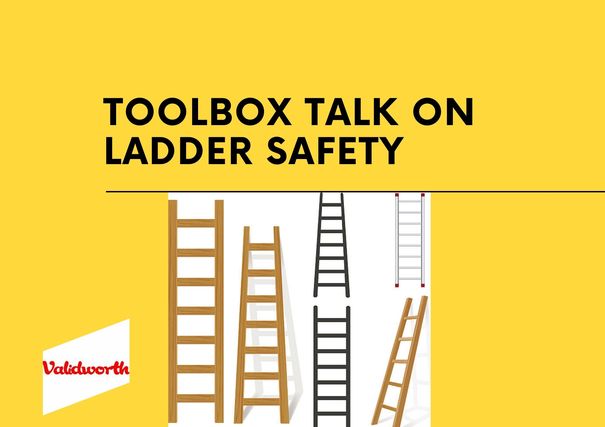 ladder safety toolbox talk - Validworth