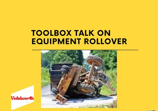 equipment rollover toolbox talk