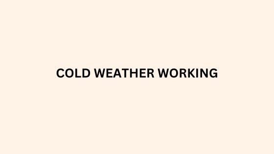 cold weather working: helping staff to stay safe at work